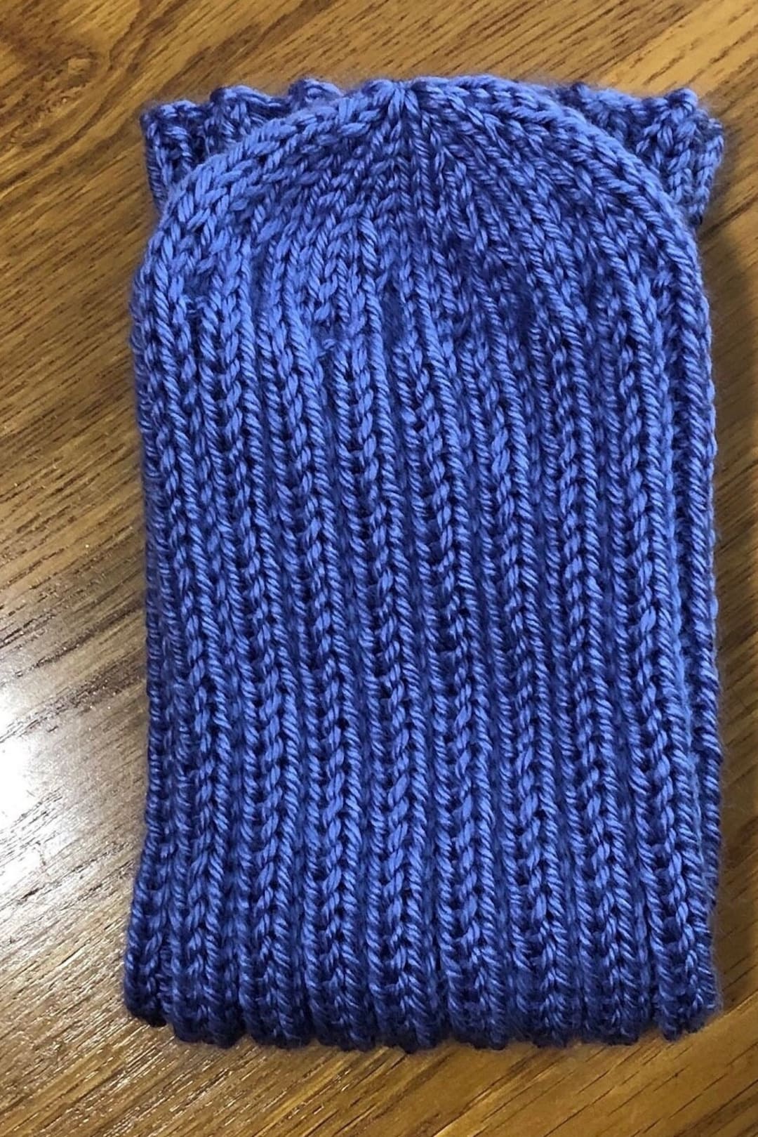 Hand Knit Below Knee Lavender Sock for Amputee Leg Cover Warmer Stump ...