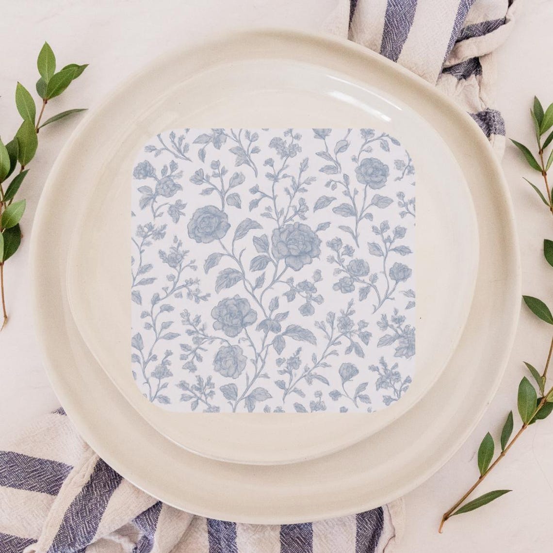 Vintage Purple Toile Floral Pattern - Etsy