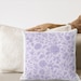 Vintage Purple Toile Floral Pattern - Etsy