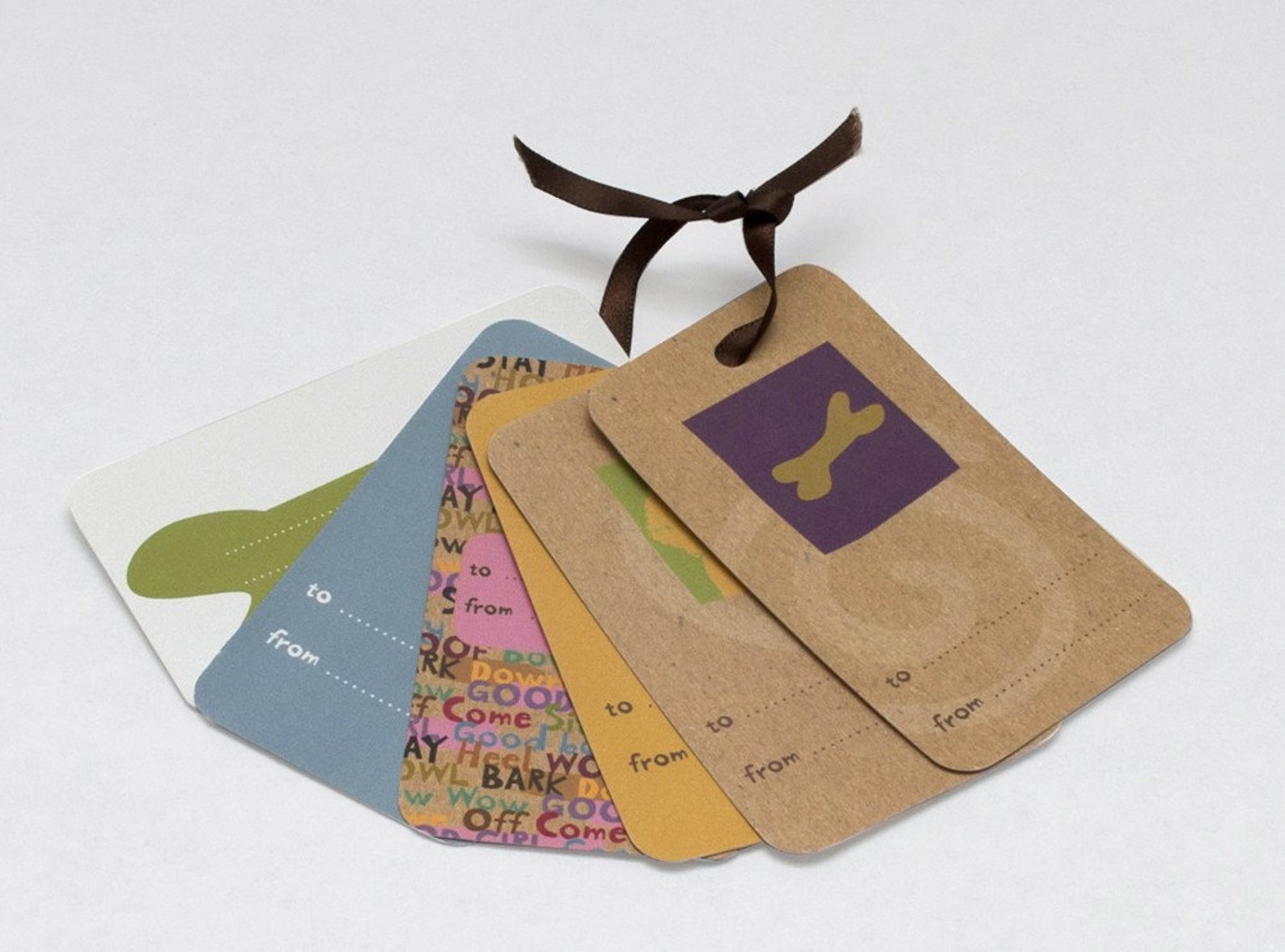 Dog Themed Gift Tag Set of 6 Assorted Designs - Etsy