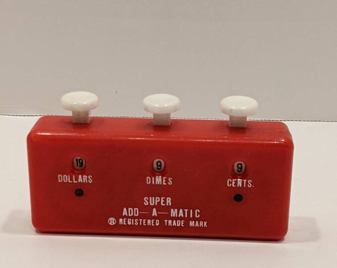 Super Add A Matic, Money Tracker, Vintage - Etsy