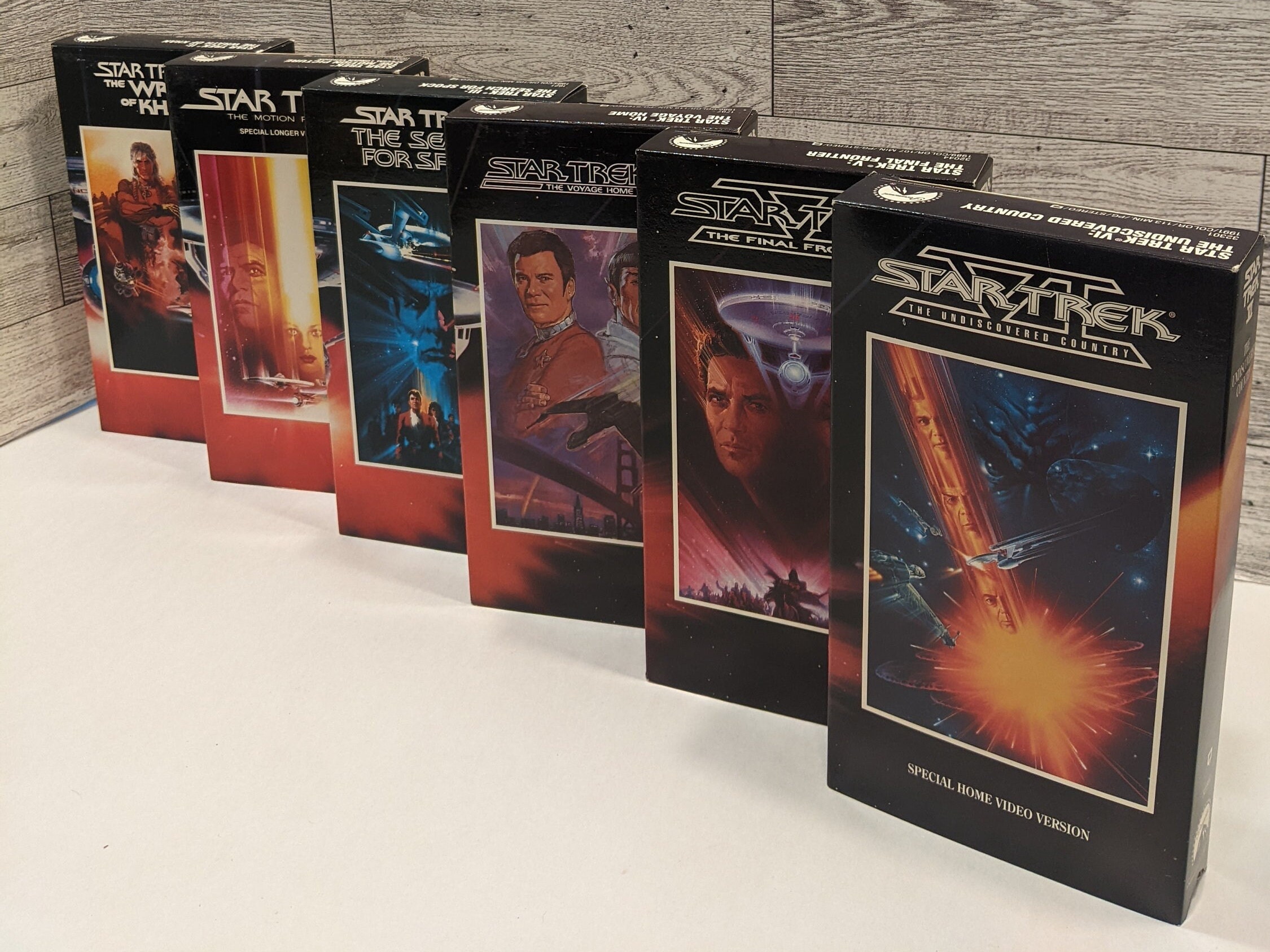 Star Trek VHS Tapes Complete Set of 6 - Etsy Australia