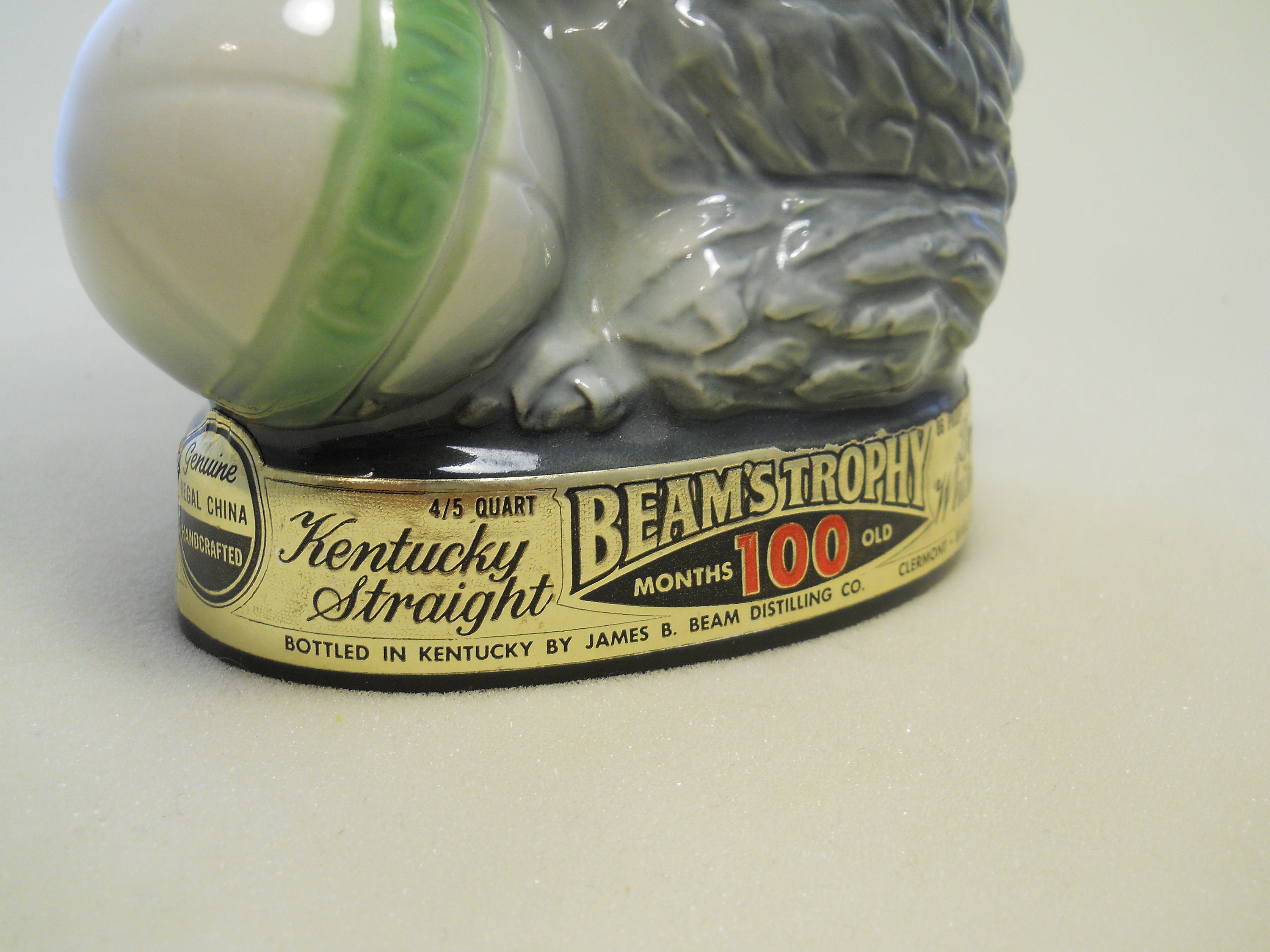 Penny the Poodle JIM BEAM Trophy Straight Kentucky Whiskey Decanter ...