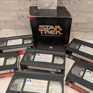 Star Trek VHS Tapes Complete Set of 6 - Etsy