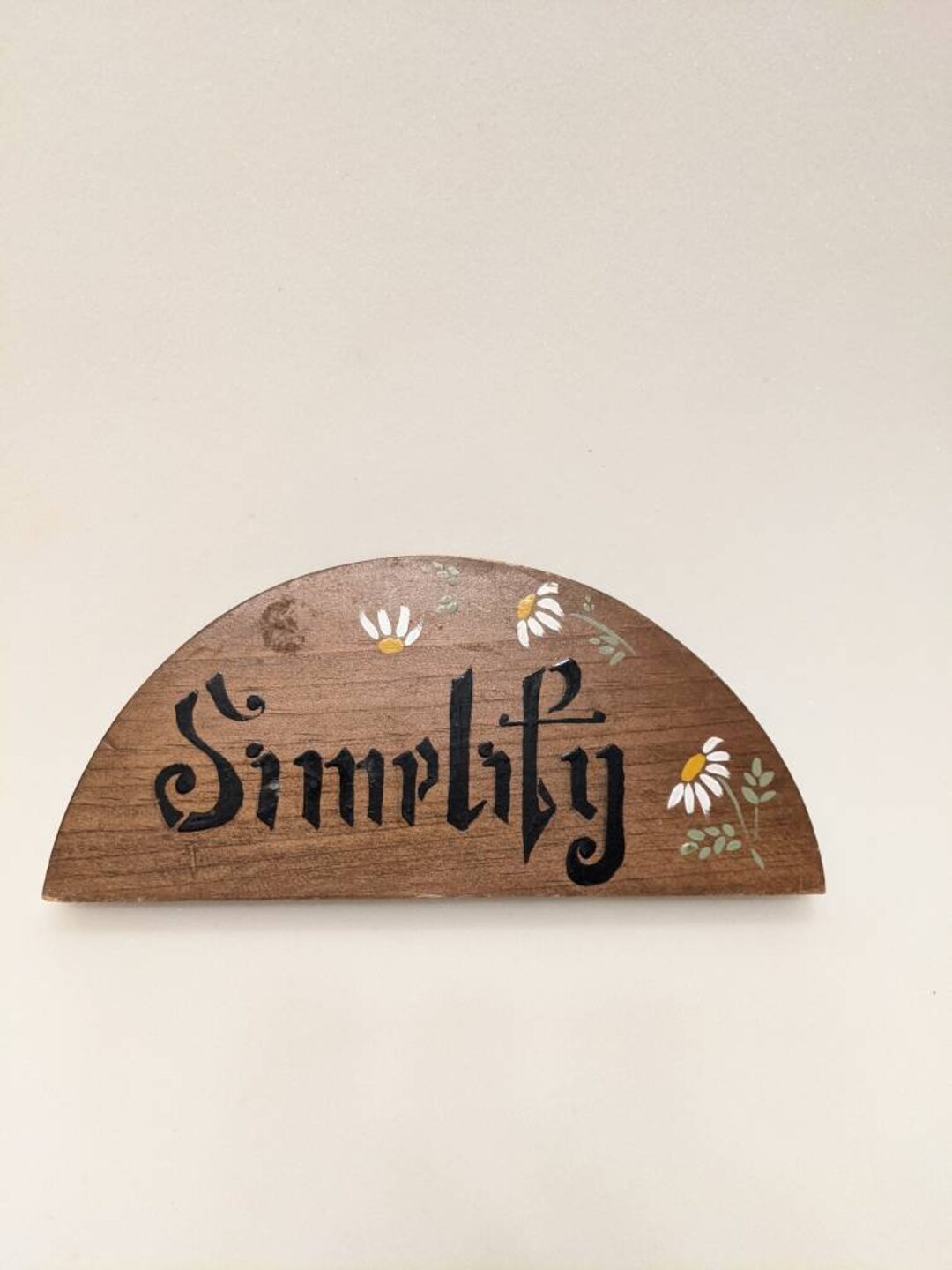 Simplify Wood Decor, Half Moon - Etsy