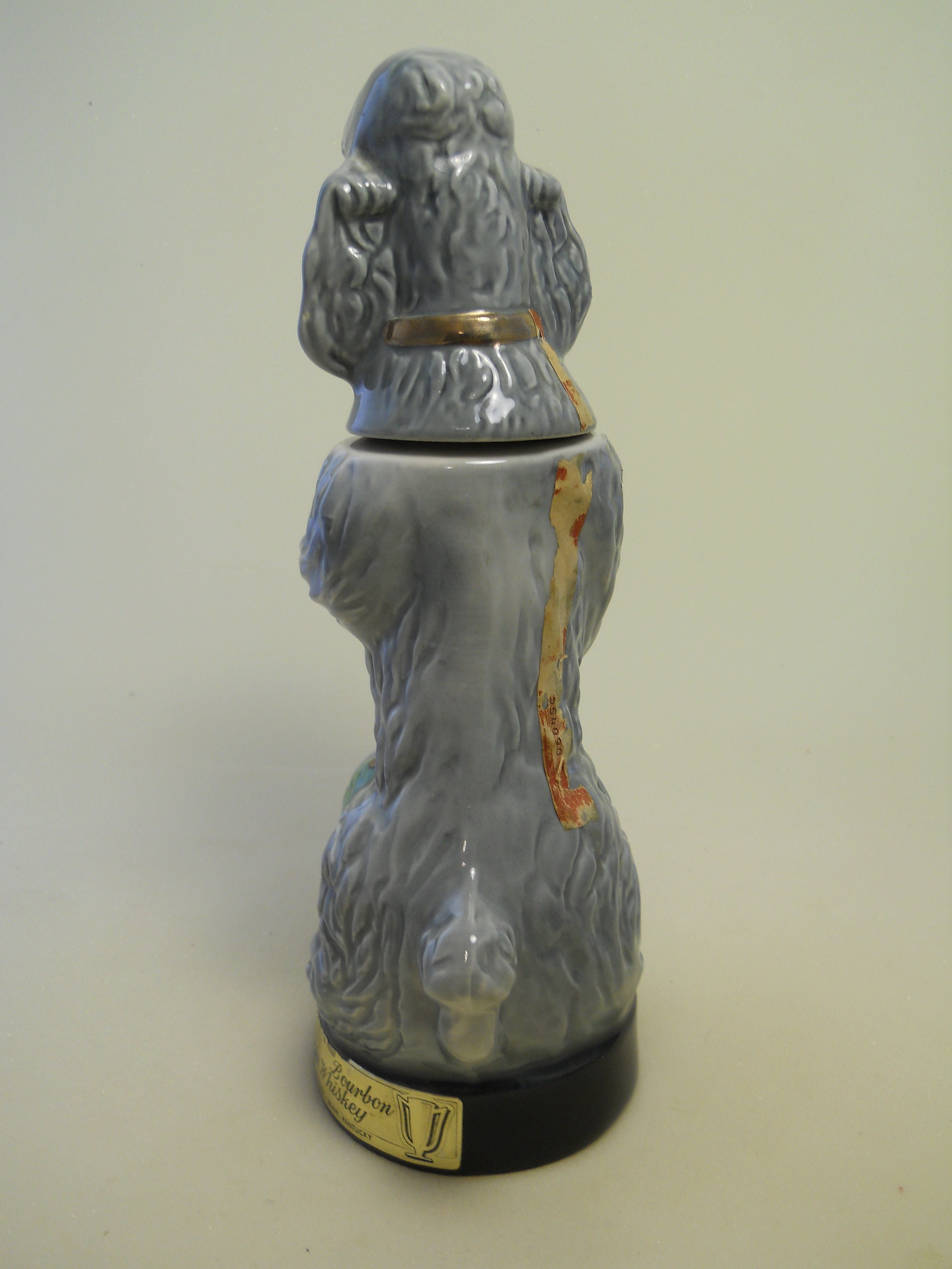 Penny the Poodle JIM BEAM Trophy Straight Kentucky Whiskey Decanter ...