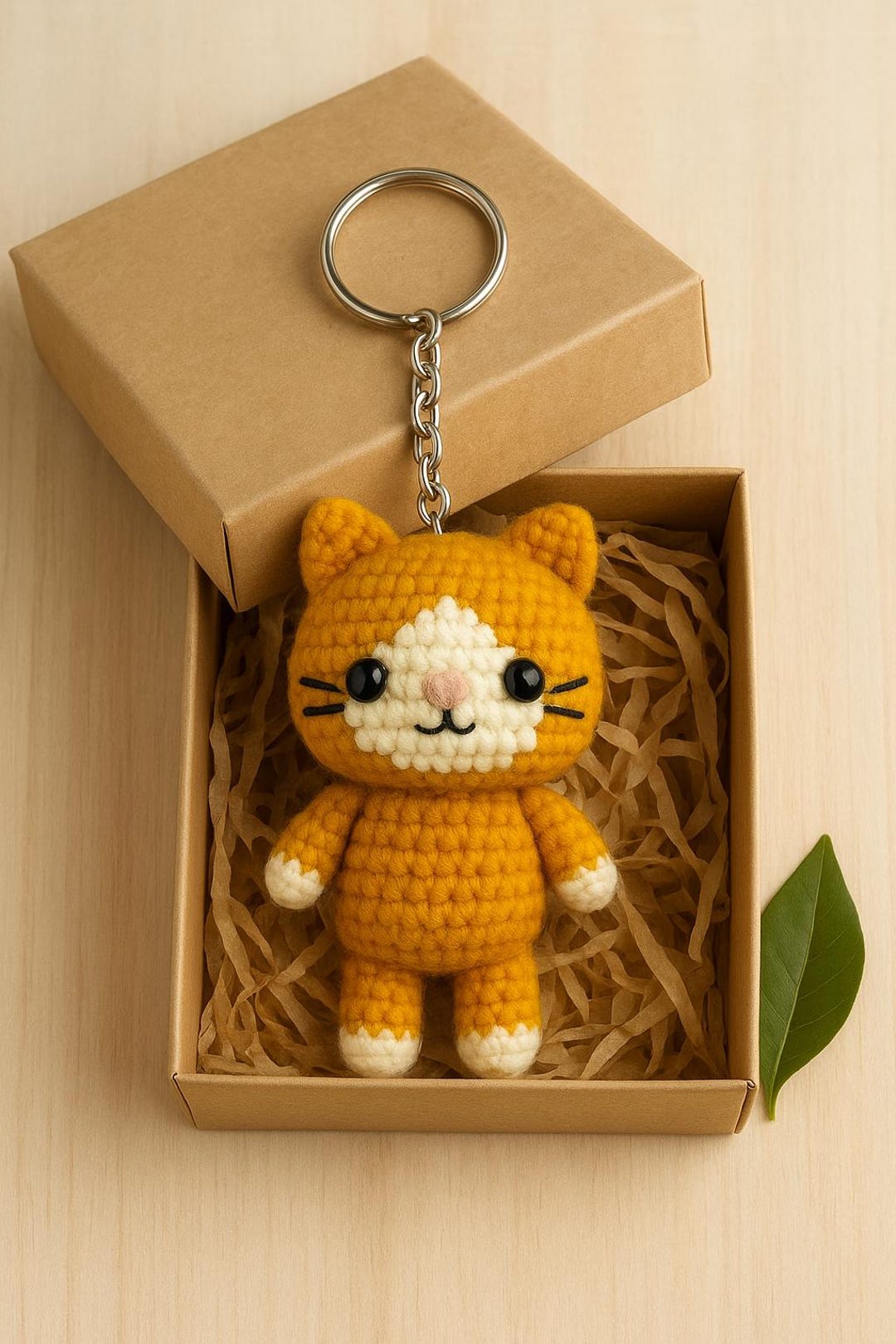 Crochet Cat Keychain Pattern PDF | Mini Amigurumi Cat Bag Charm ...