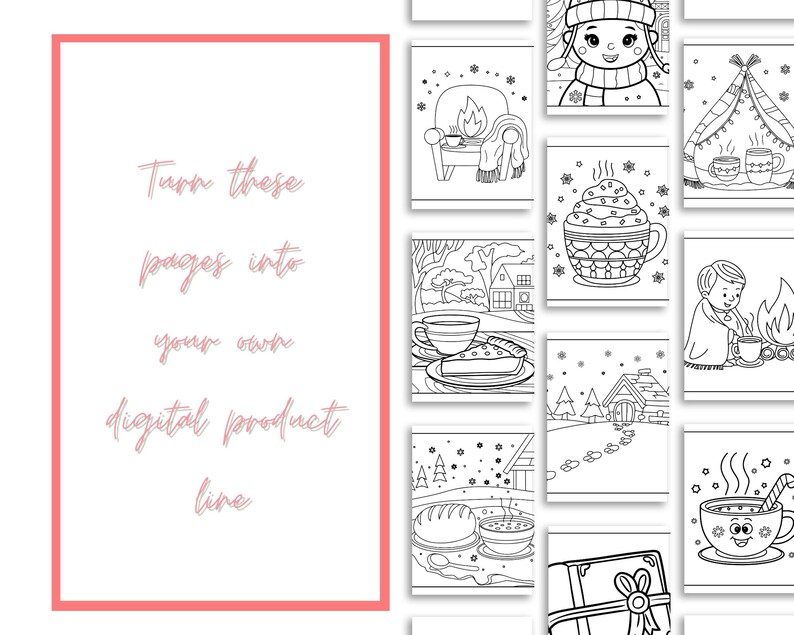 2000+ Printable Coloring Pages Bundle – Cozy & Bold Aesthetic Mega Pack ...