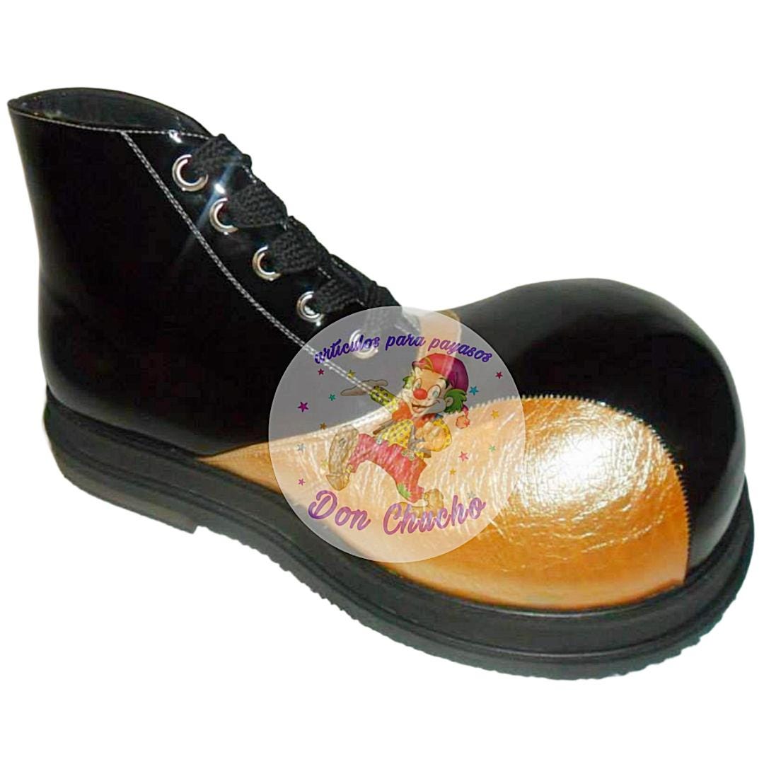 Mexican Professional Handmade Black Copper Clown Shoes Zapato Para ...