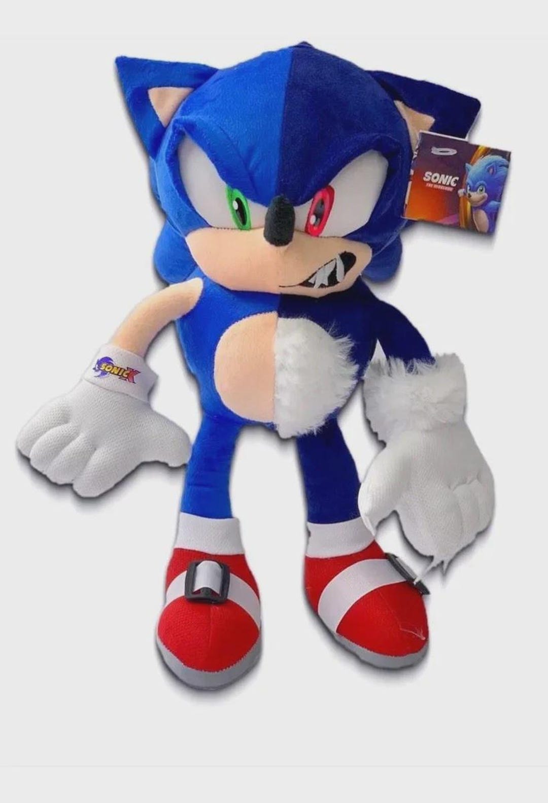 Mexico Half Werehog Half Sonic Plush 15 Inch Sonic the Hedgehog Mexican ...