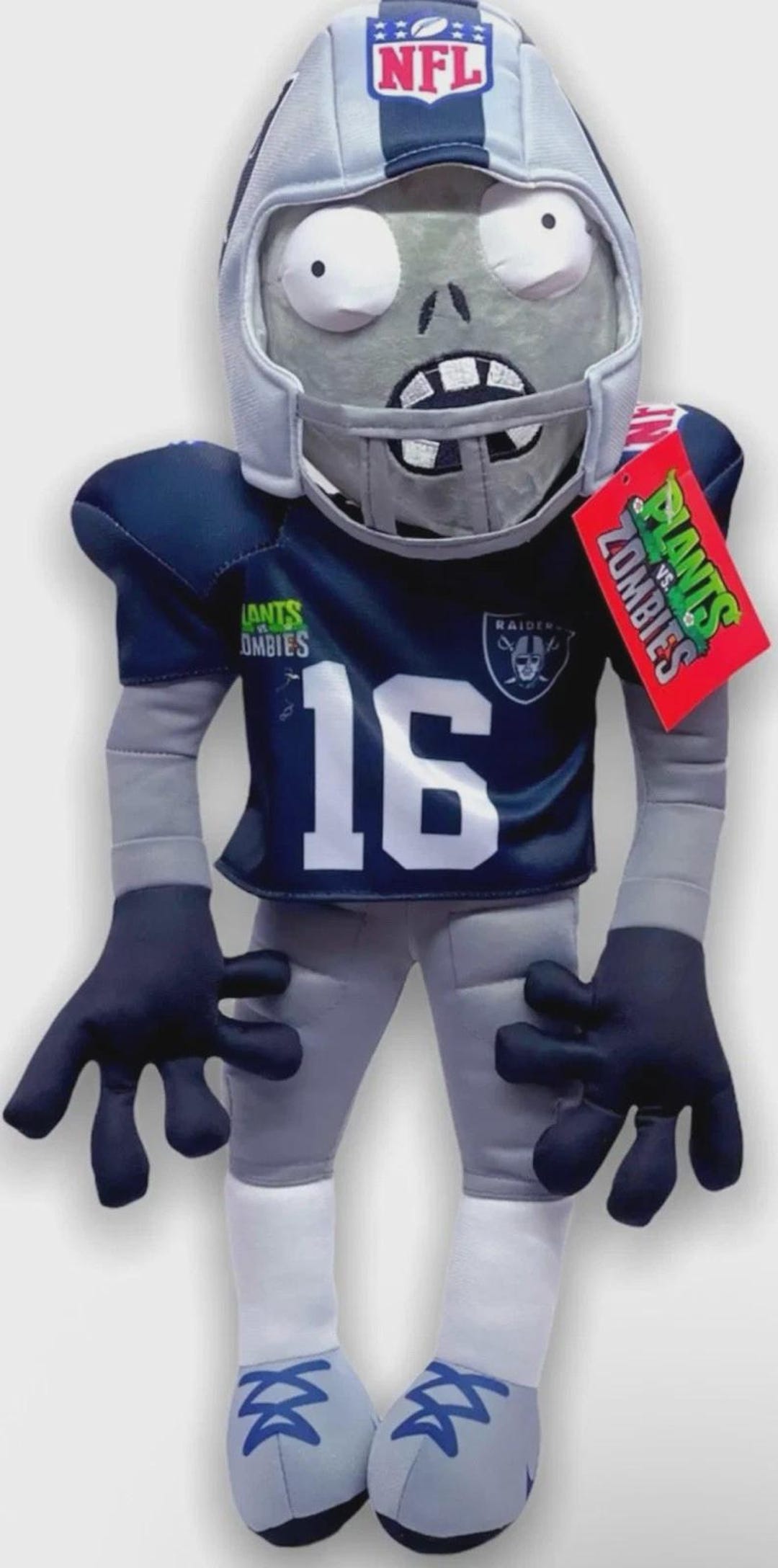 Mexican Plants Vs Zombies NFL Football Las Vegas Raiders Zombie 20 Inch ...