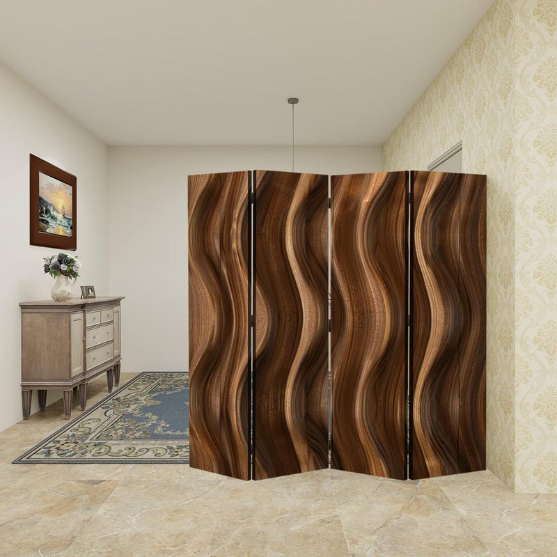 Walnut Room Divider. - Etsy