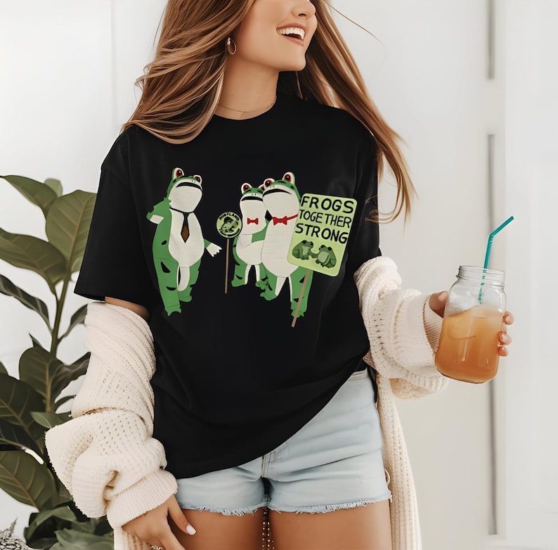 Portland Frog Frogs Together Strong Shirt, Anti Trump, Fog Portland ...