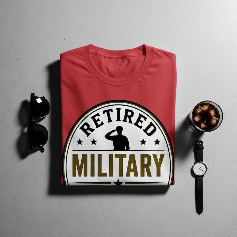 Retired Military Shirt, My Mission Complete Veteran Apparel, Patriotic ...