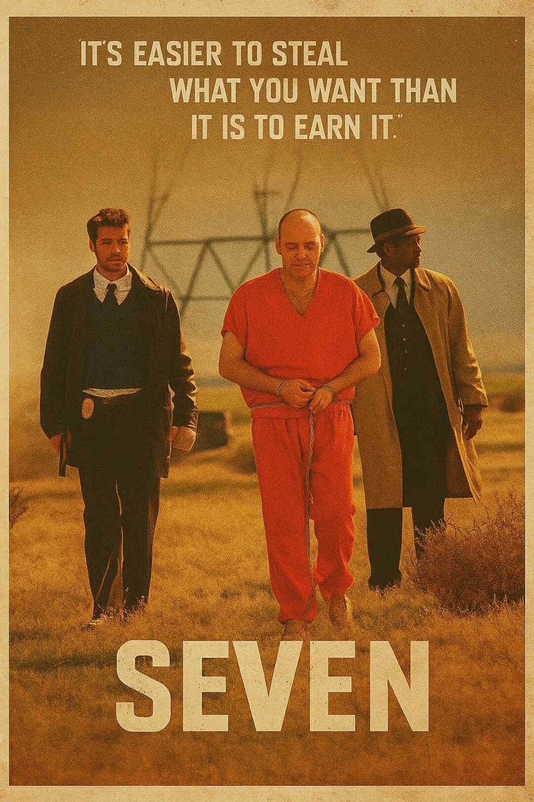 Film Quote Wall Art – Seven Poster Motivational Print Se7en - Etsy