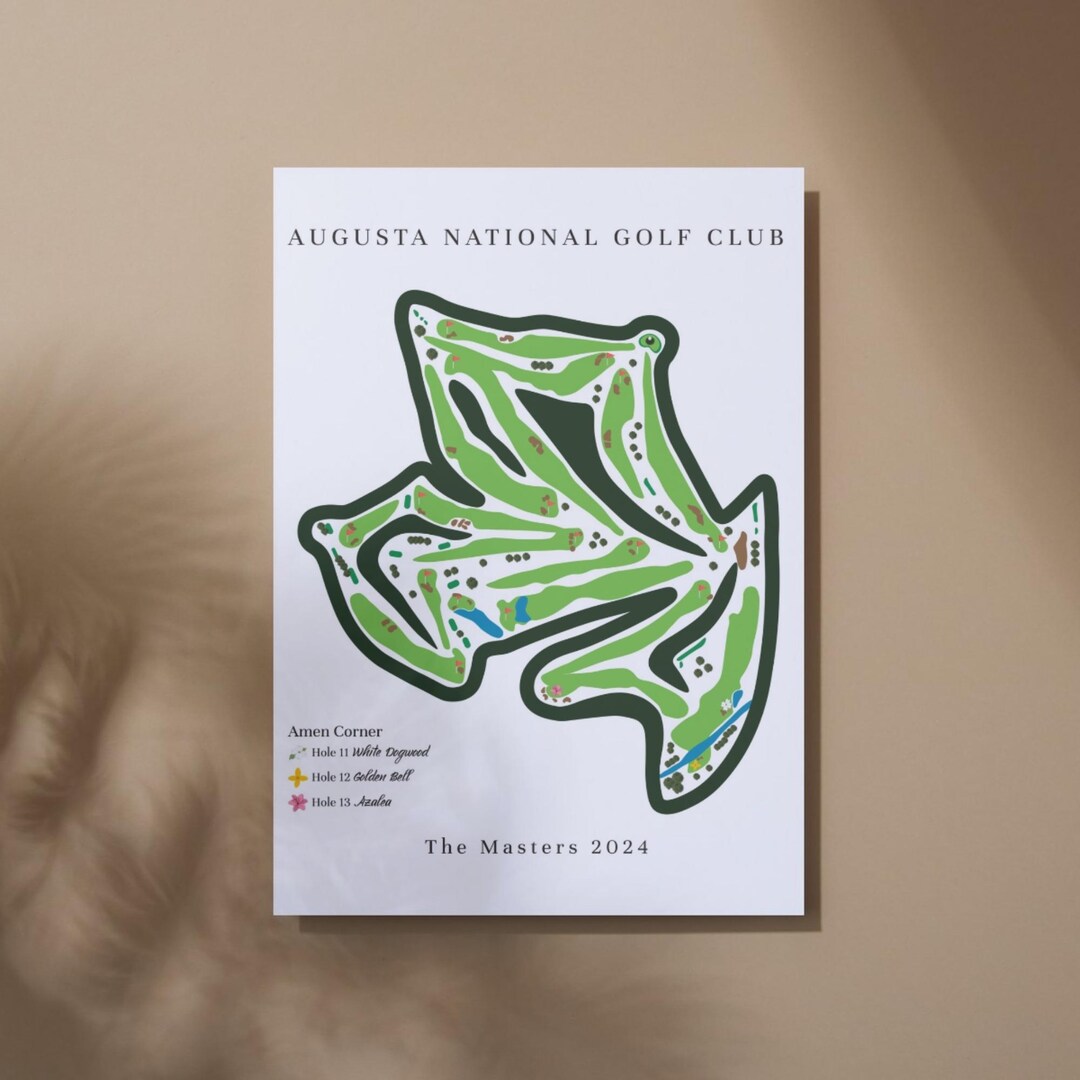 Amen Corner the Masters, Augusta National, Georgia | Golf Prints, Golf ...
