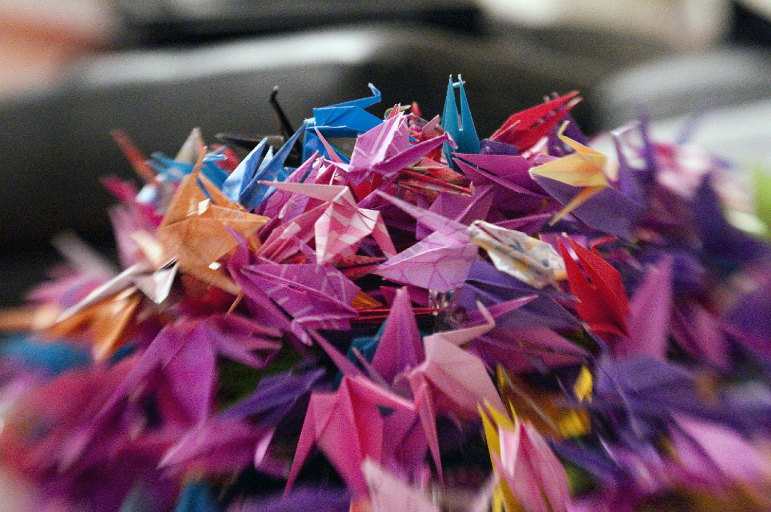 1000 Assorted Color Paper Cranes - Etsy