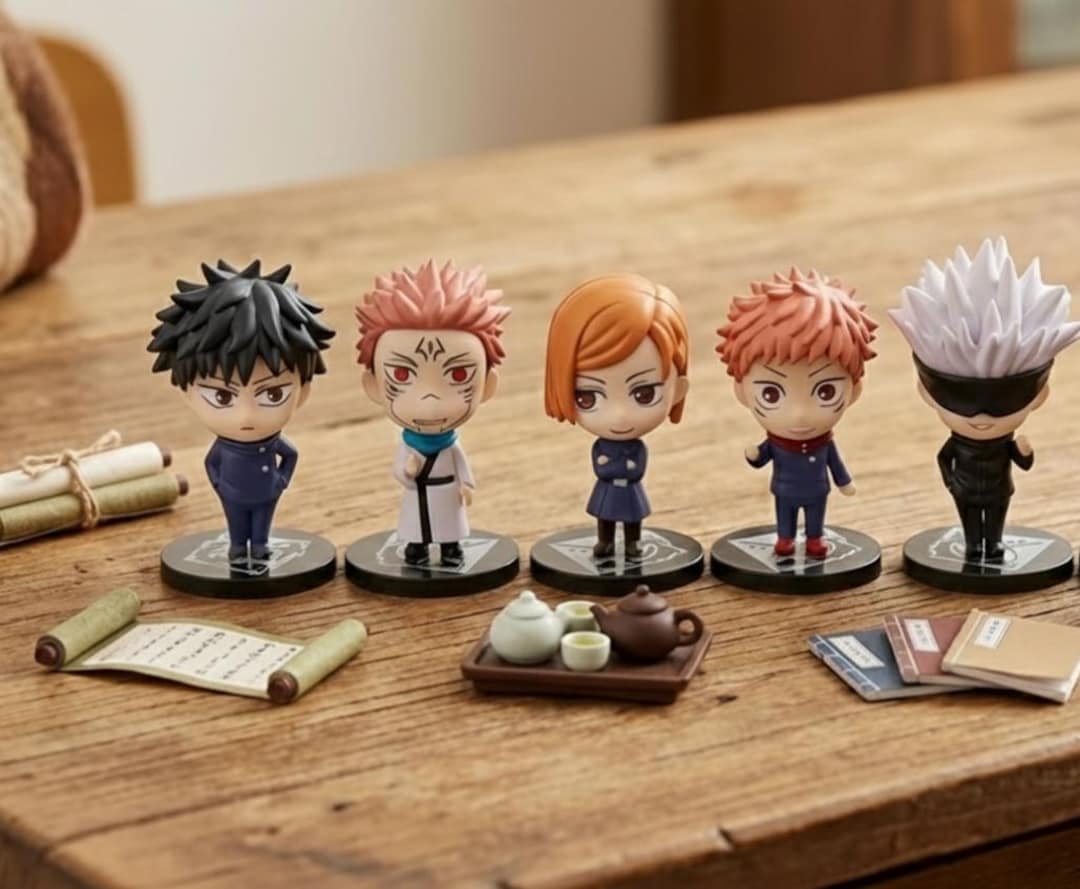 Jujutsu Kaisen Chibi Figure Set, Gojo Satoru Yuji Itadori Anime ...