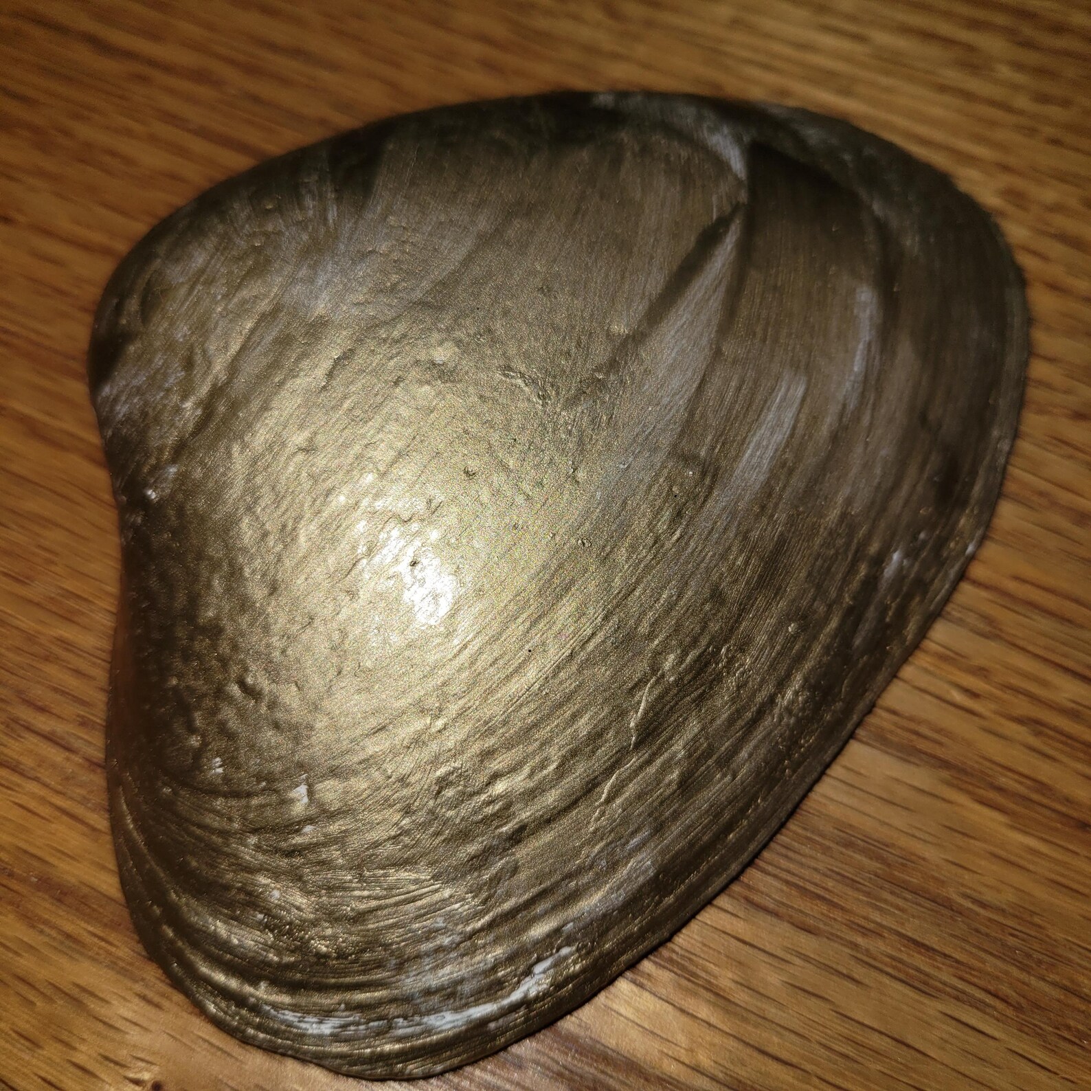 Mermaid Clam Shell Ring Dish With Pearl, Gilded Seashell Jewelry Holder ...