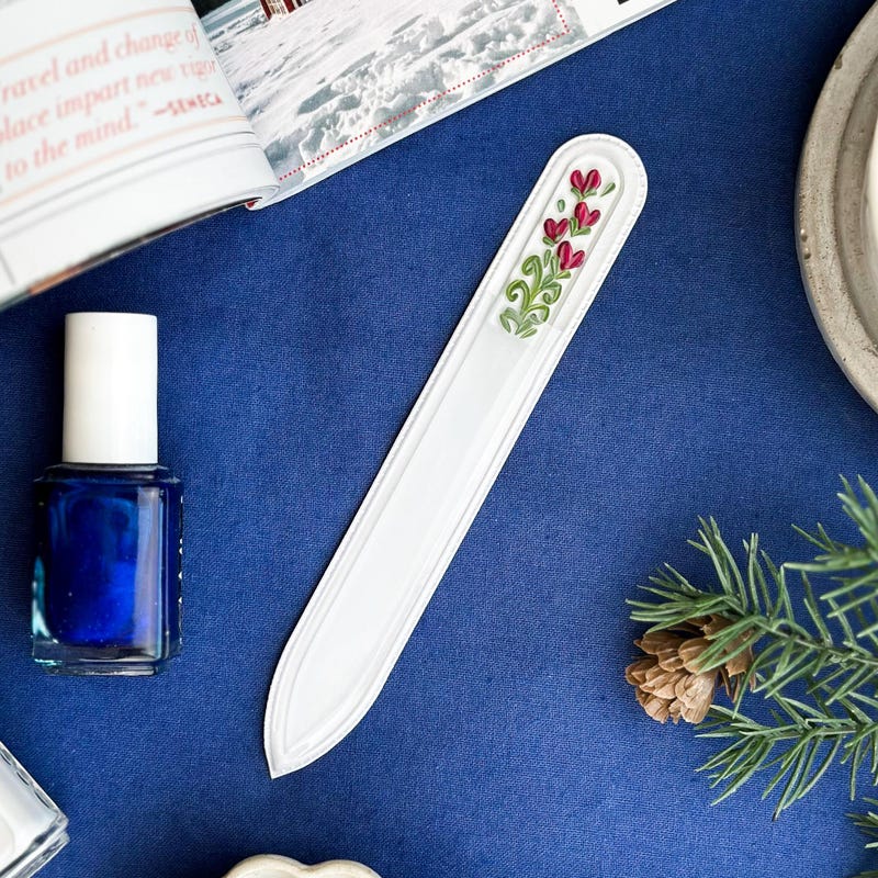 Rose Finger Nails - Etsy