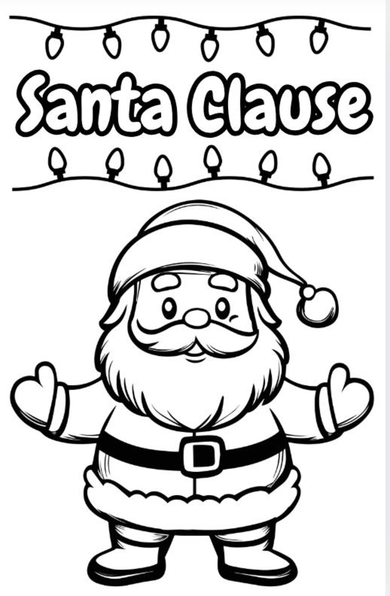Christmas Coloring Book - Etsy