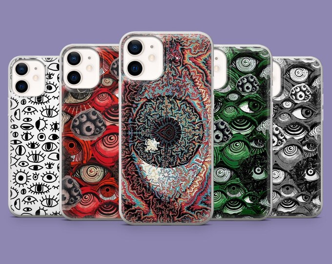Gore Eyeball Phone Case Creepy Eyes Cover Fit for iPhone 17 16 15 14 13 ...