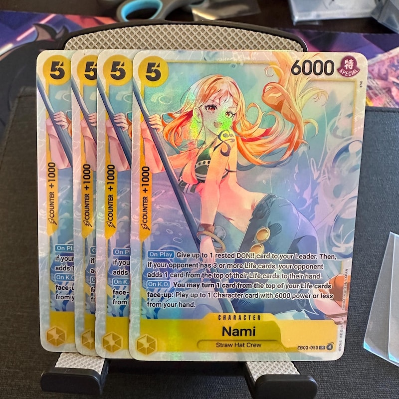 Nami One Piece Cards - Etsy