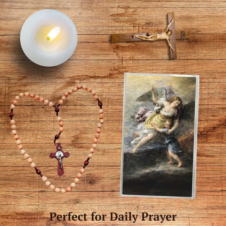 Set of 25 Guardian Angel Prayer Cards | Laminated Catholic Devotional ...