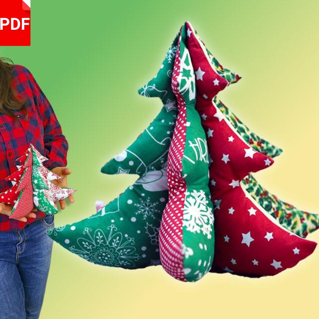 3D Fabric Christmas Tree Sewing Pattern – With Video (PDF Download) - Etsy