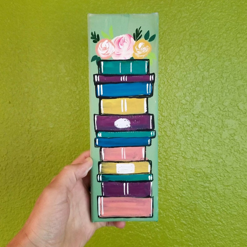 Book Stack Skinny | Etsy