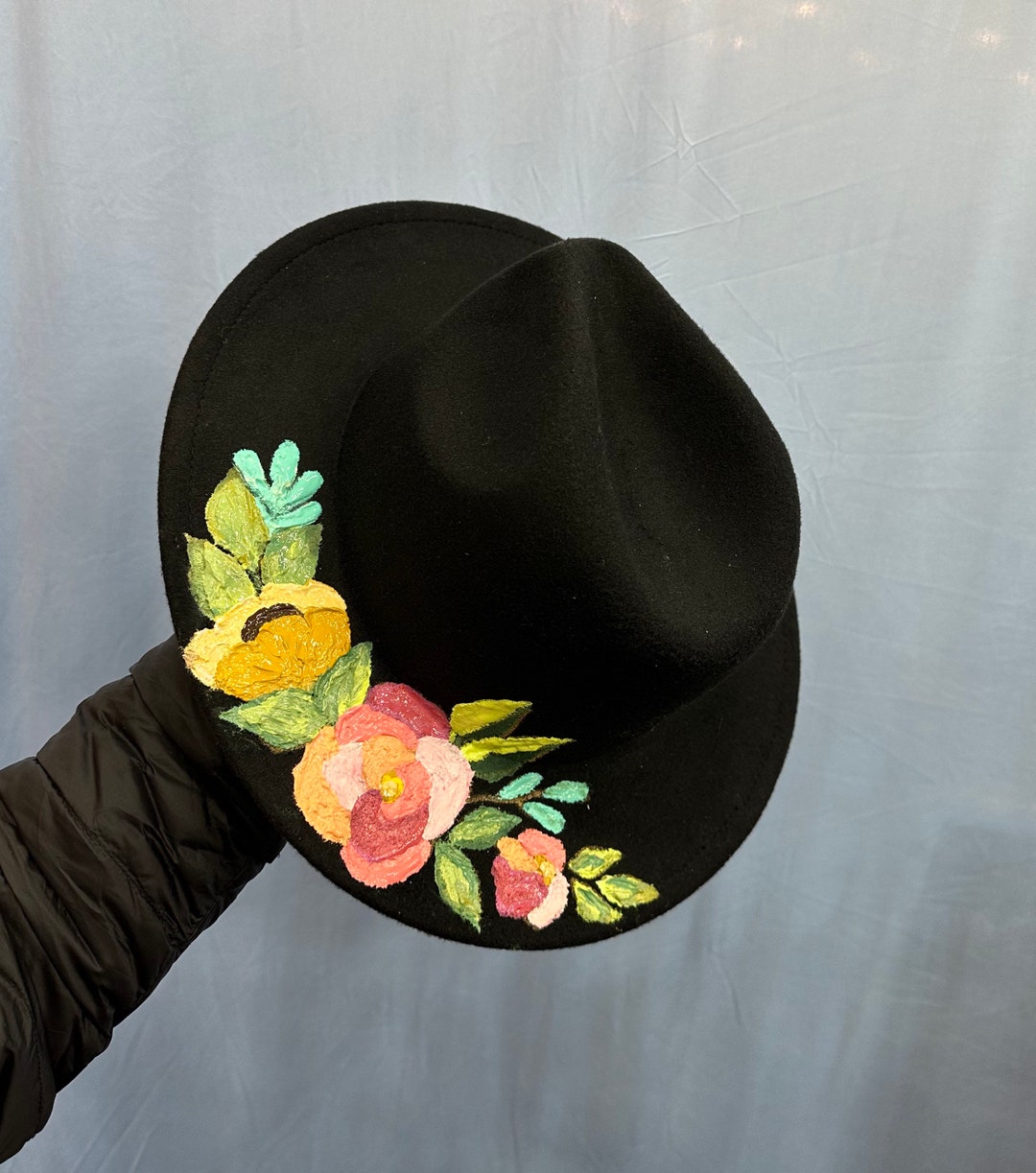 Hand Painted Fedora Hat - Etsy