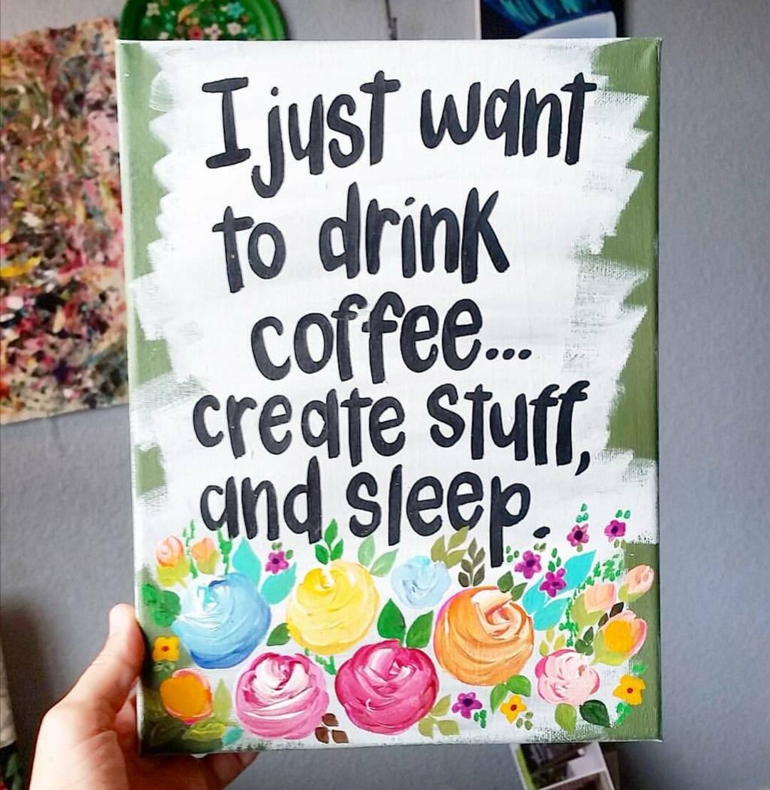 Coffee, Create, Sleep - Etsy