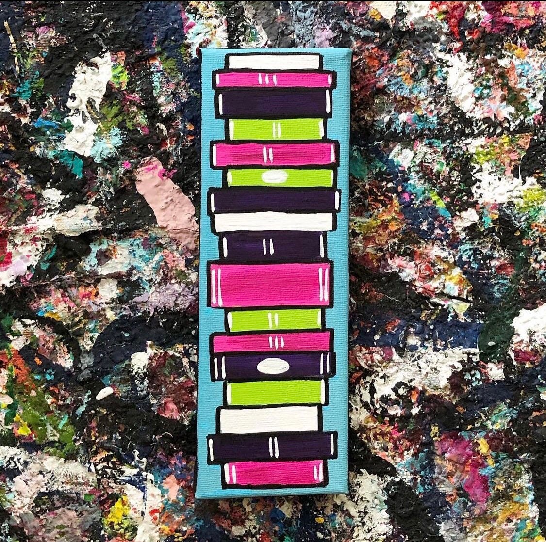 Book Stack Skinny | Etsy