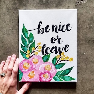 Be Nice - Etsy