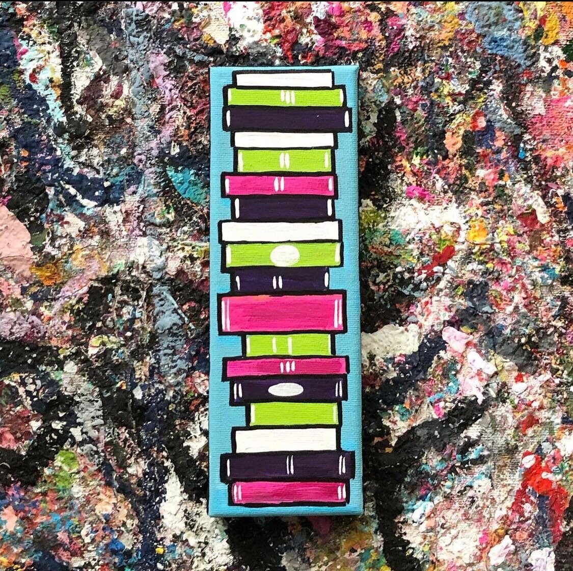 Book Stack Skinny | Etsy