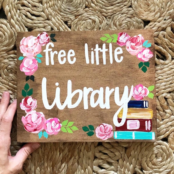 Custom Library Sign - Etsy