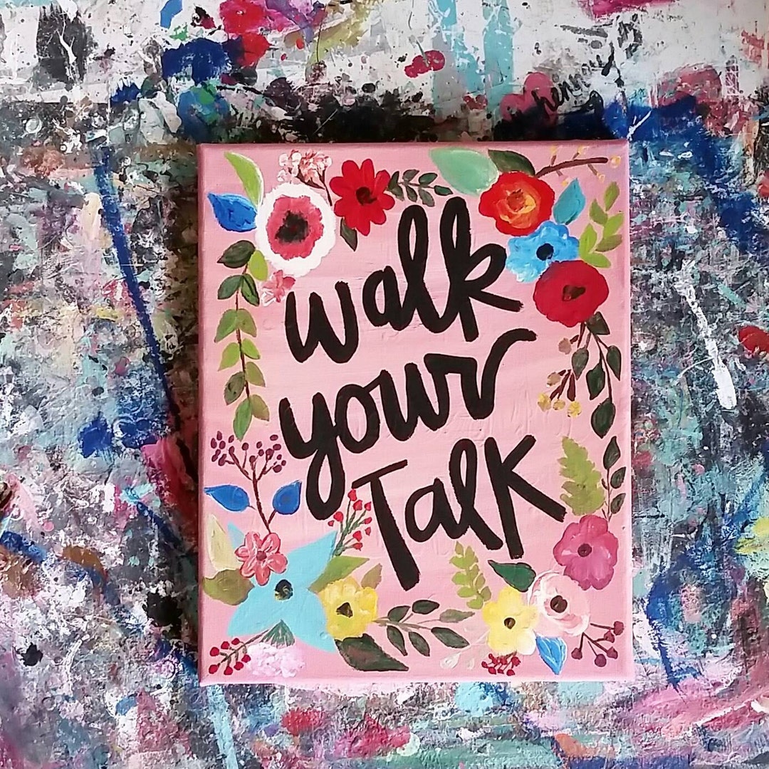 Walk Your Talk - Etsy