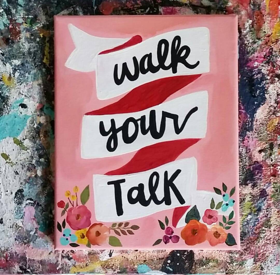 Walk Your Talk - Etsy