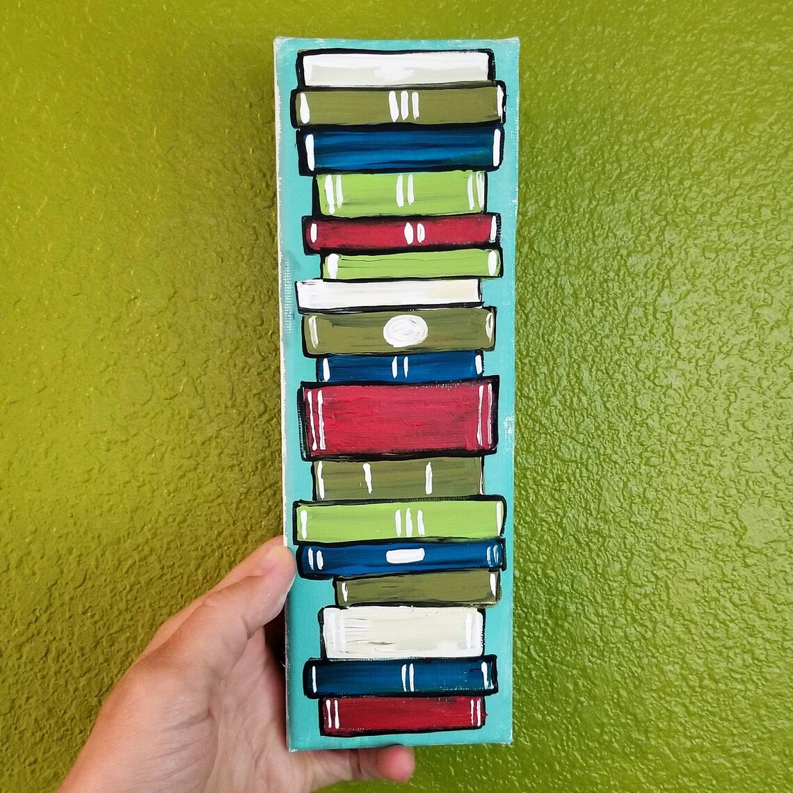 Book Stack Skinny | Etsy