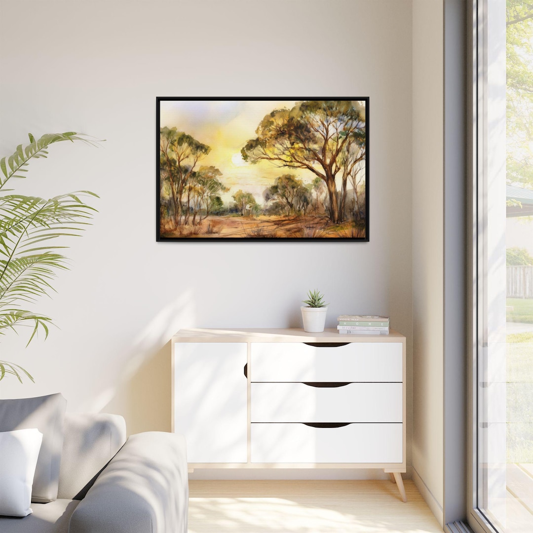 Australia Outback Canvas Print in Frame: Rustic Nature Wall Art - Etsy