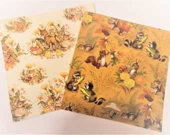 Squirrel Wrapping Paper - Etsy