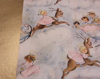 Angel Christmas Wrapping Paper - Etsy