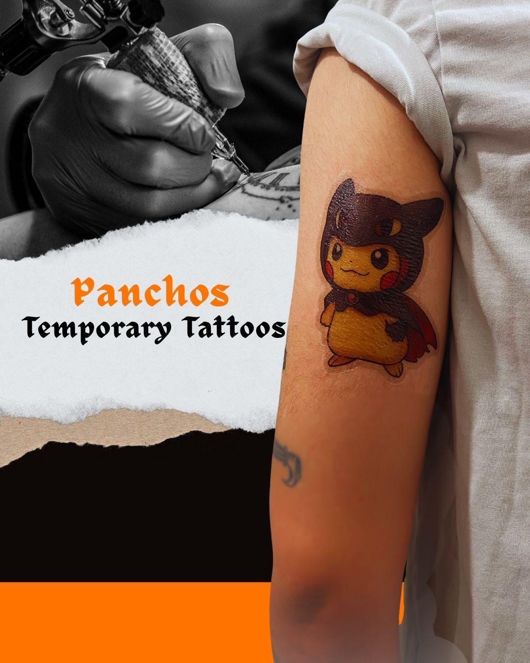 Temporary Pancho Tattoos - Etsy