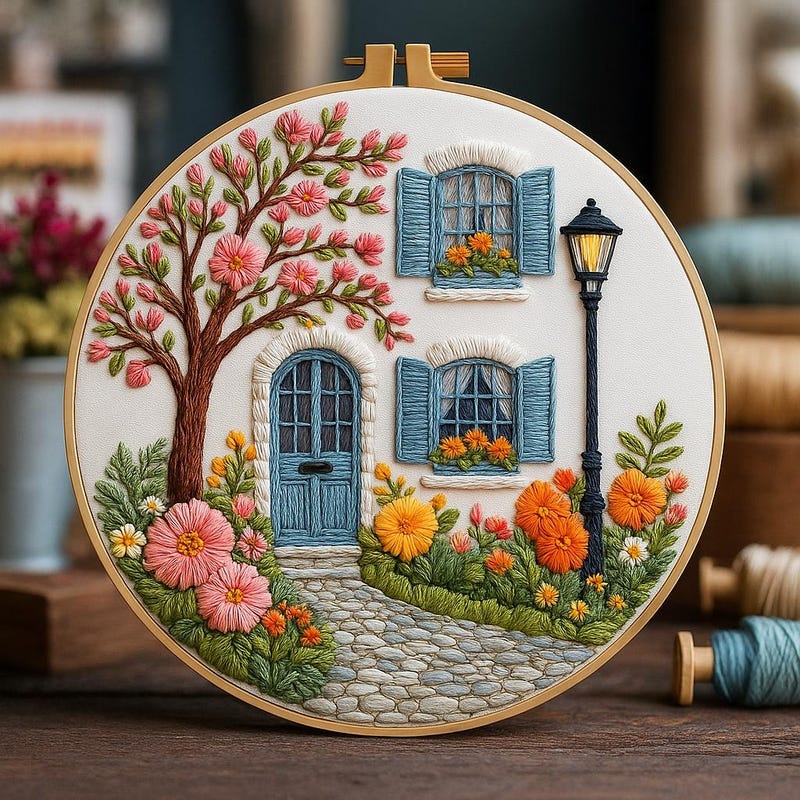 Cottage Embroidery - Etsy