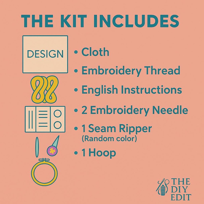 Bird & Cherry Blossom Embroidery Kit – Beginner Hand Stitching - Etsy