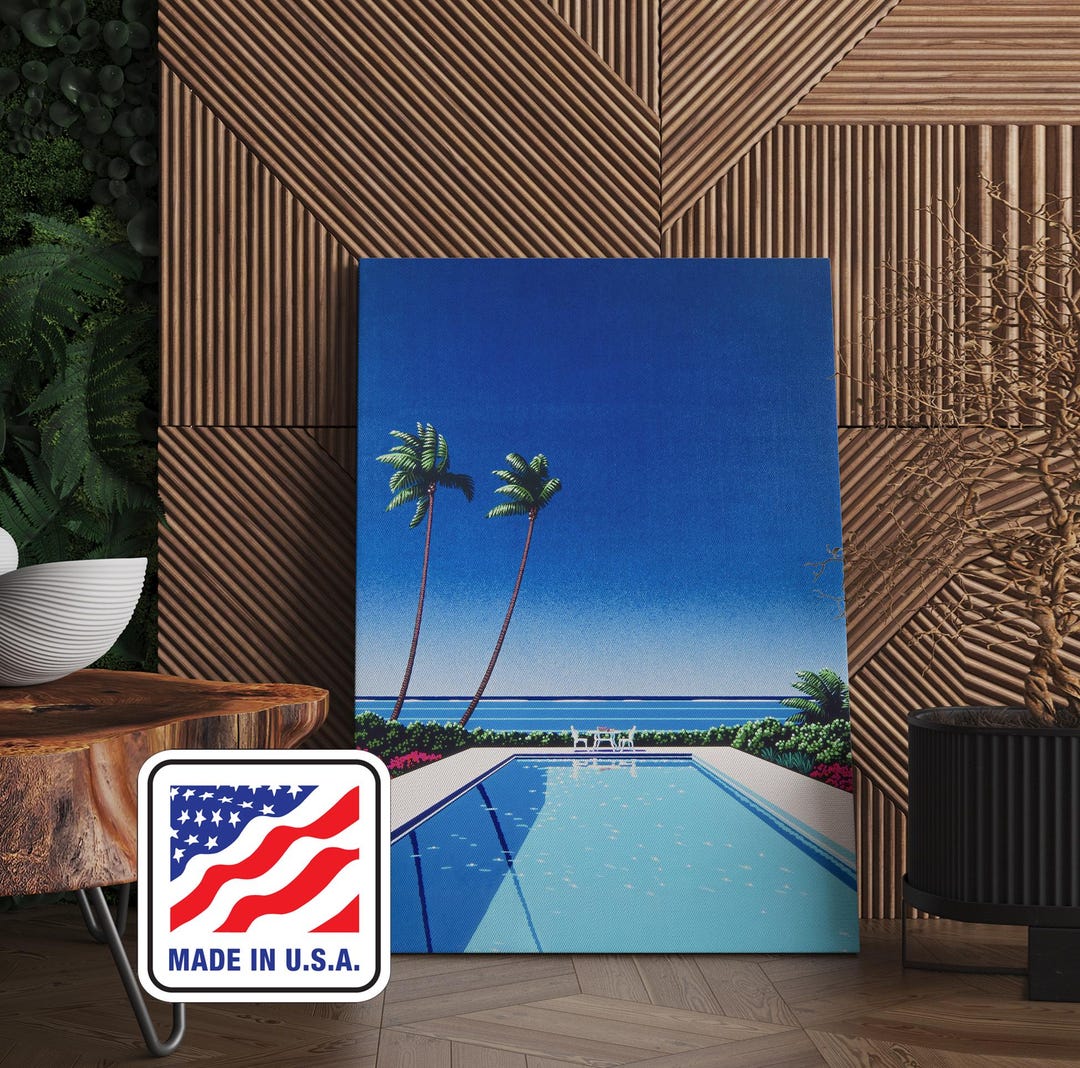 Hiroshi Nagai - Watermelon Pool Canvas Wall Art Print or Poster - Etsy