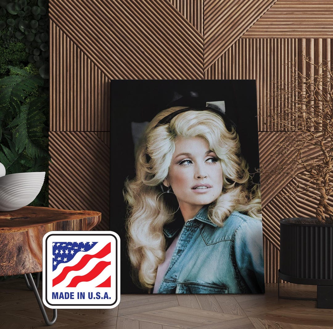 Dolly Parton Famous Iconic Country Music Singer Poster, Retro Vintage ...