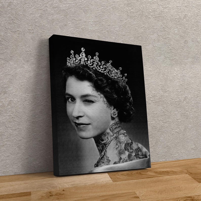Punk Queen | II Elizabeth | Home Decor | Wall Art Print | Limited ...