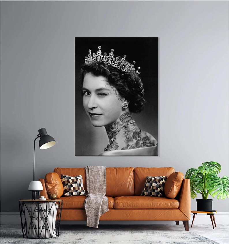 Punk Queen | II Elizabeth | Home Decor | Wall Art Print | Limited ...