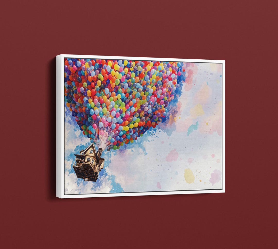 Up Pixar Poster Pixar Wall Art, up Pixar Canvas, up Print, up ...